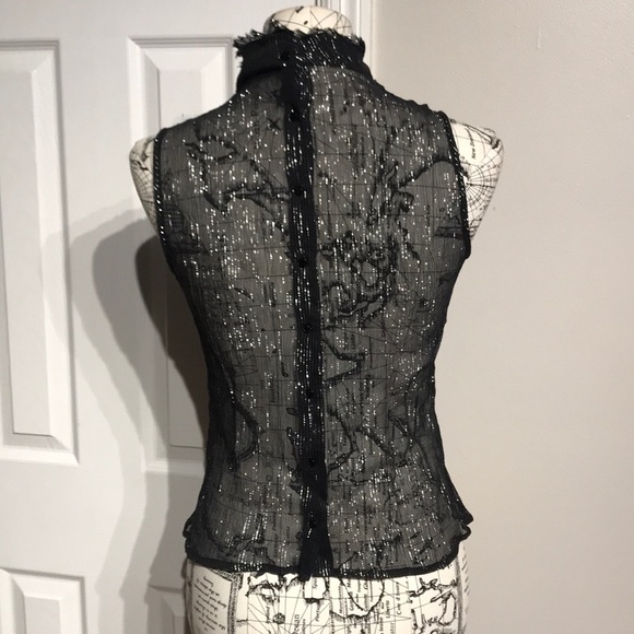 The Limited | Tops | Whimsy Whimsgoth Moto Rock Punk Rave Sheer Shiny ...